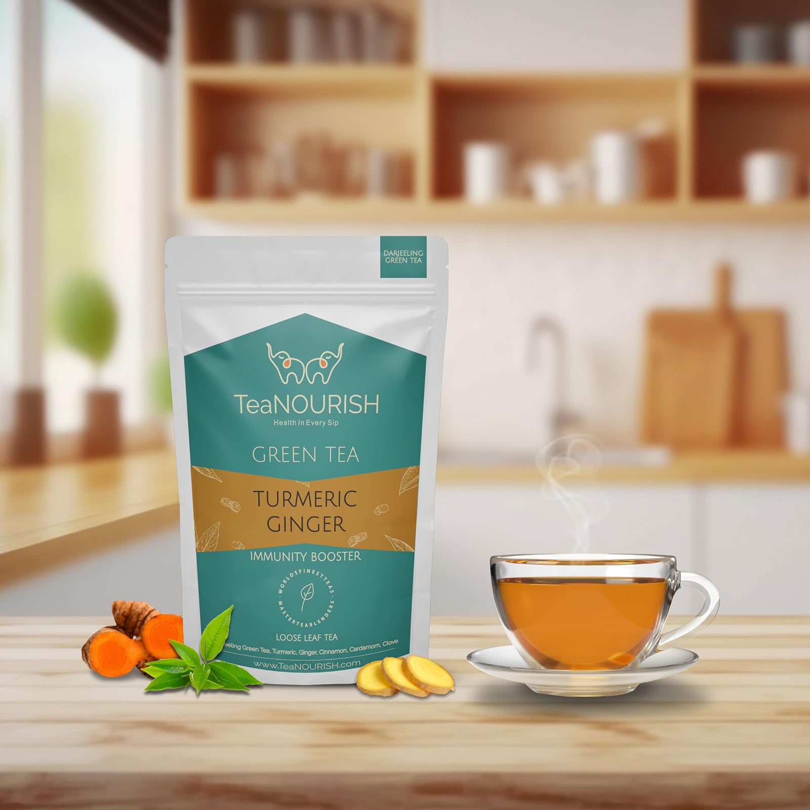 TeaNOURISH turmeric ginger infusion