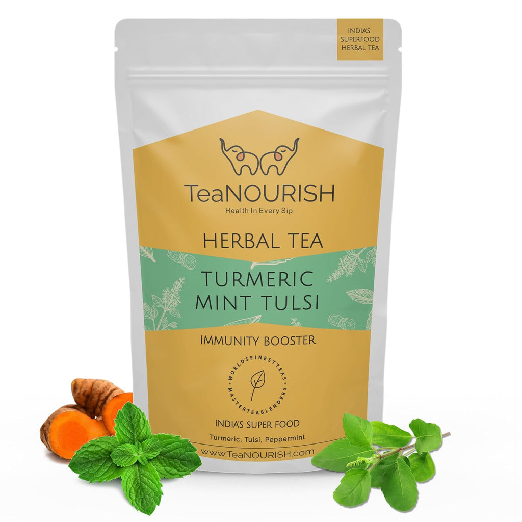 TeaNOURISH turmeric mint herbal tea