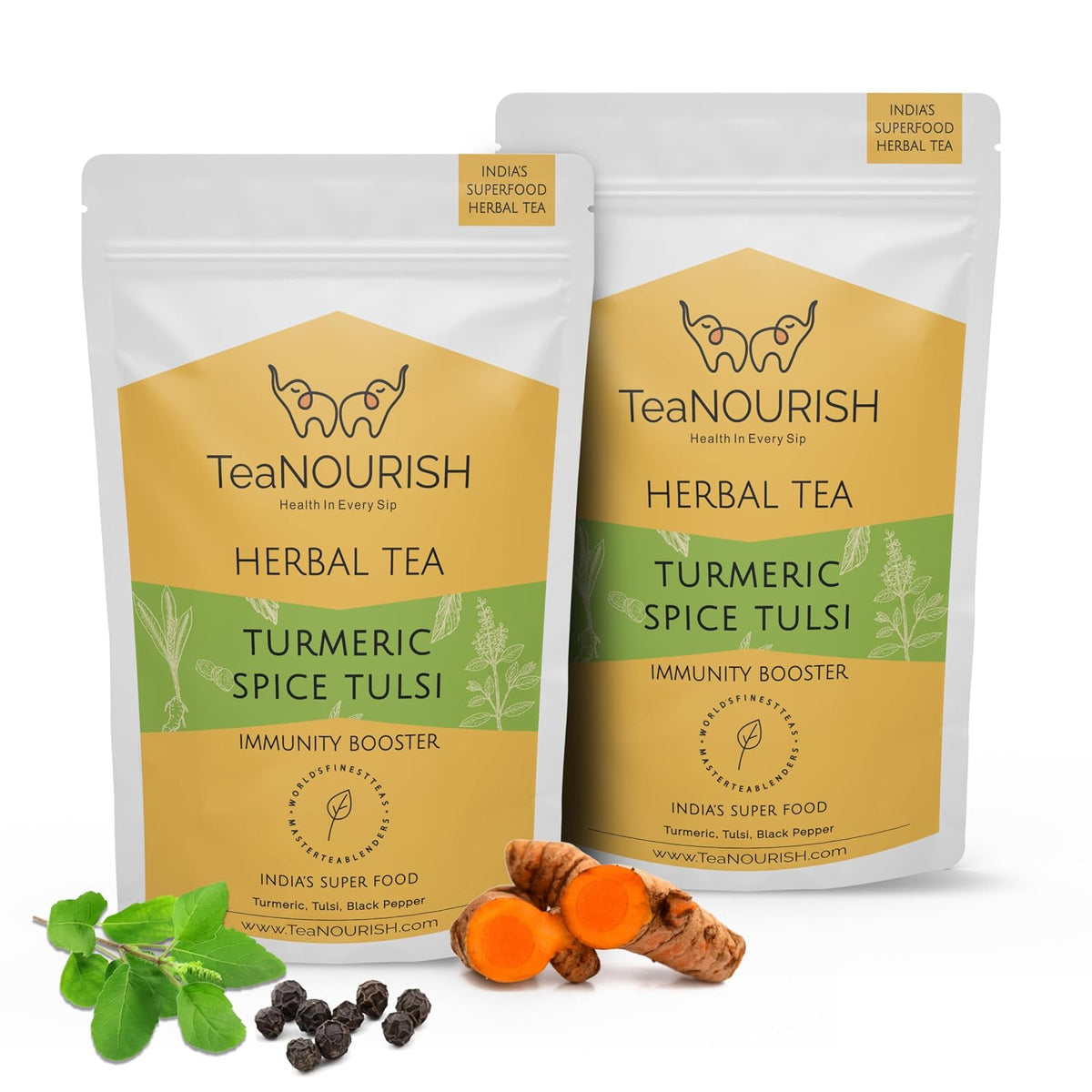 TeaNOURISH turmeric spice herbal tea