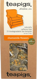teapigs chamomile flowers herbal tea