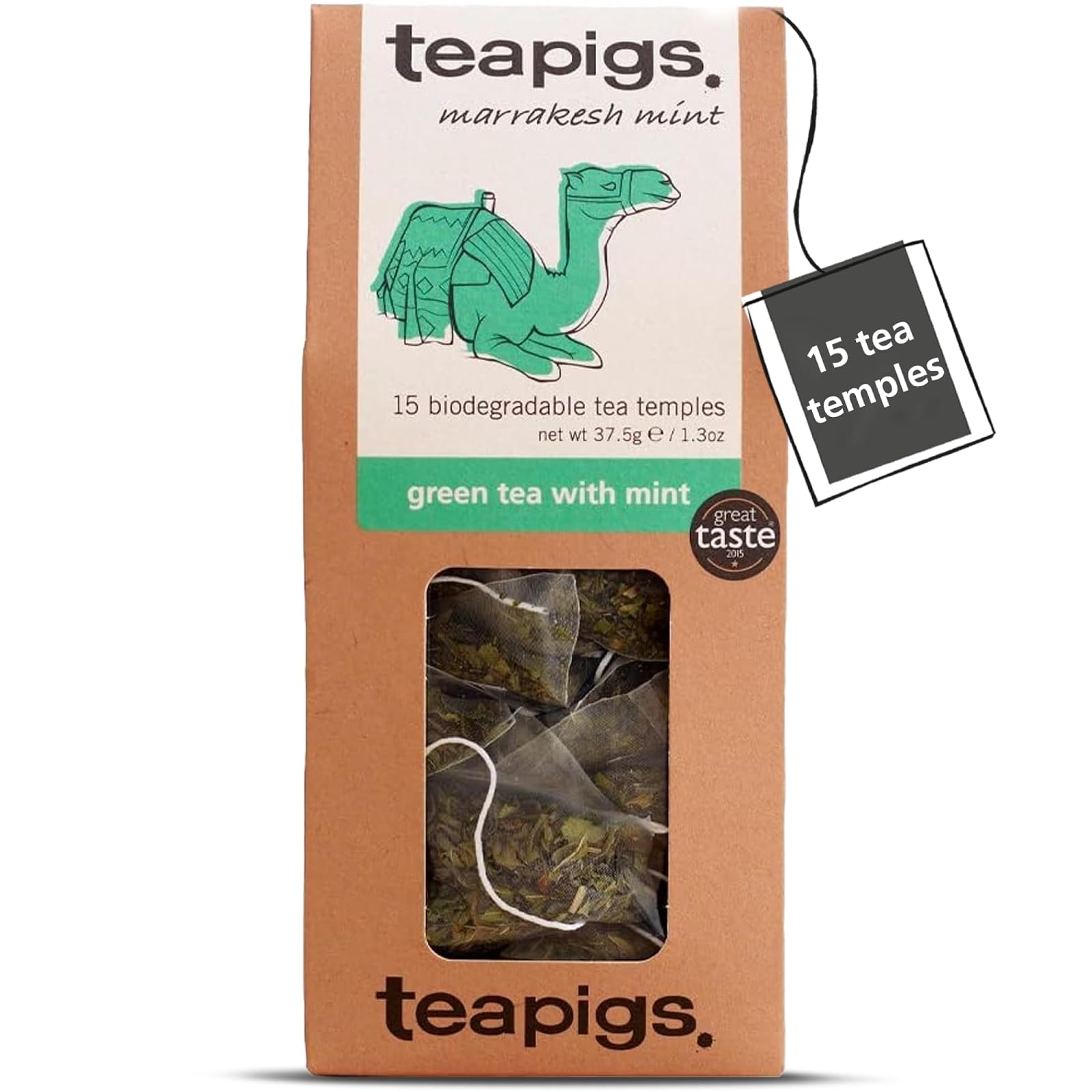 Teapigs green tea with mint bags