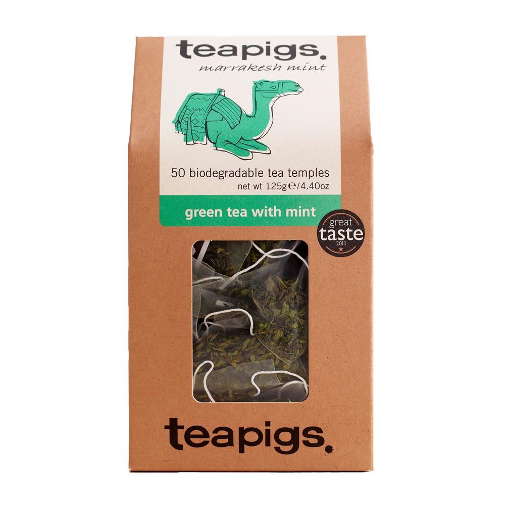 teapigs green tea with mint benefits