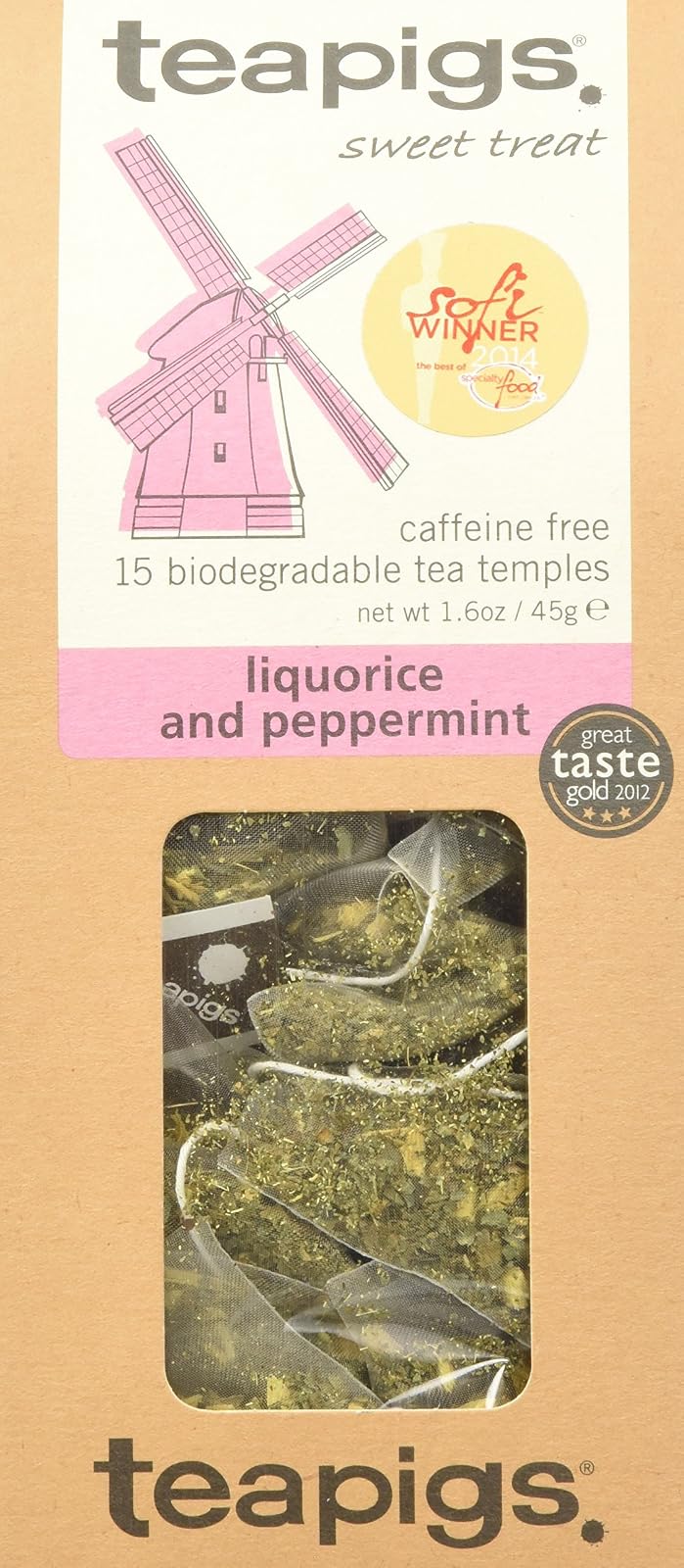 Teapigs liquorice and peppermint tea temples