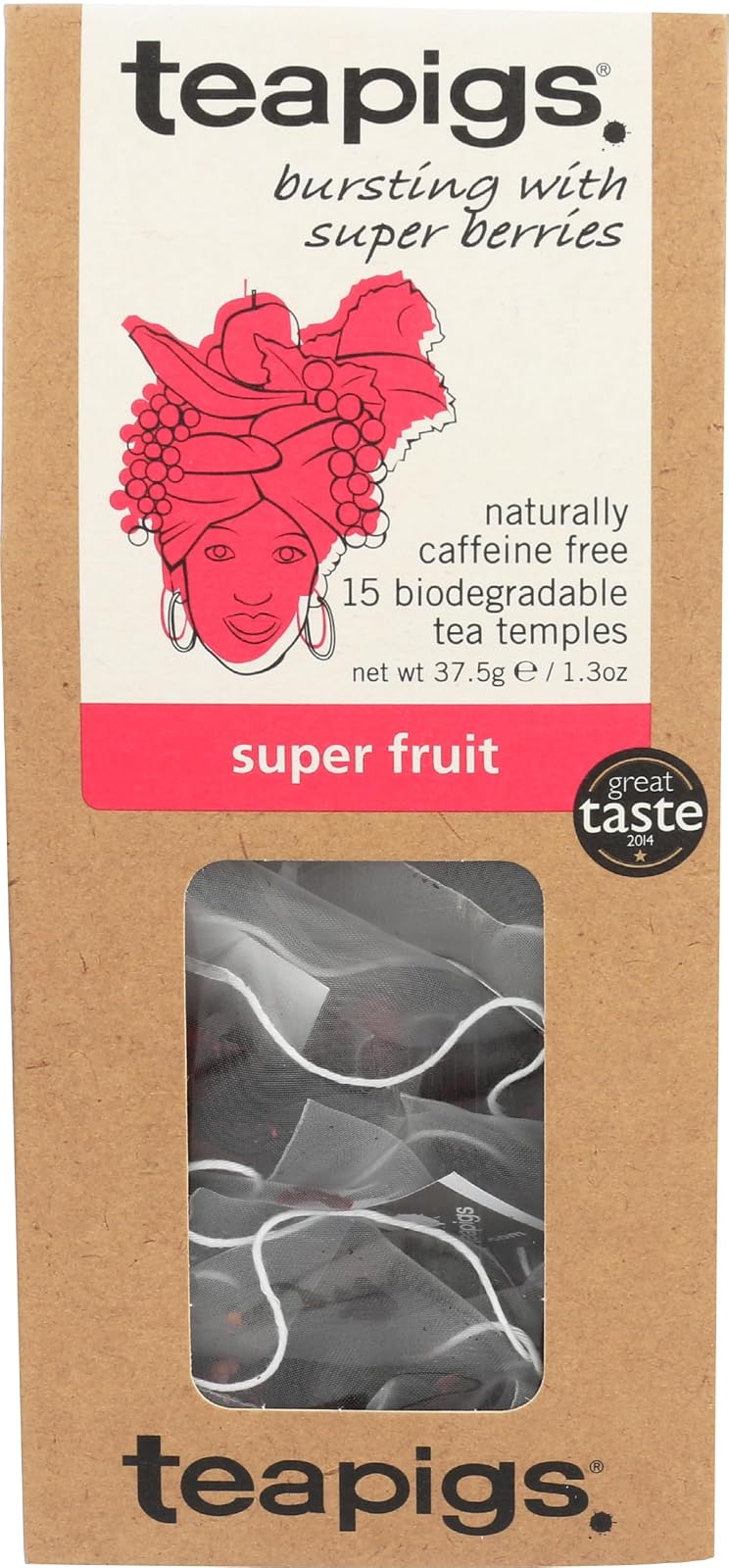 Teapigs super fruit herbal tea bags