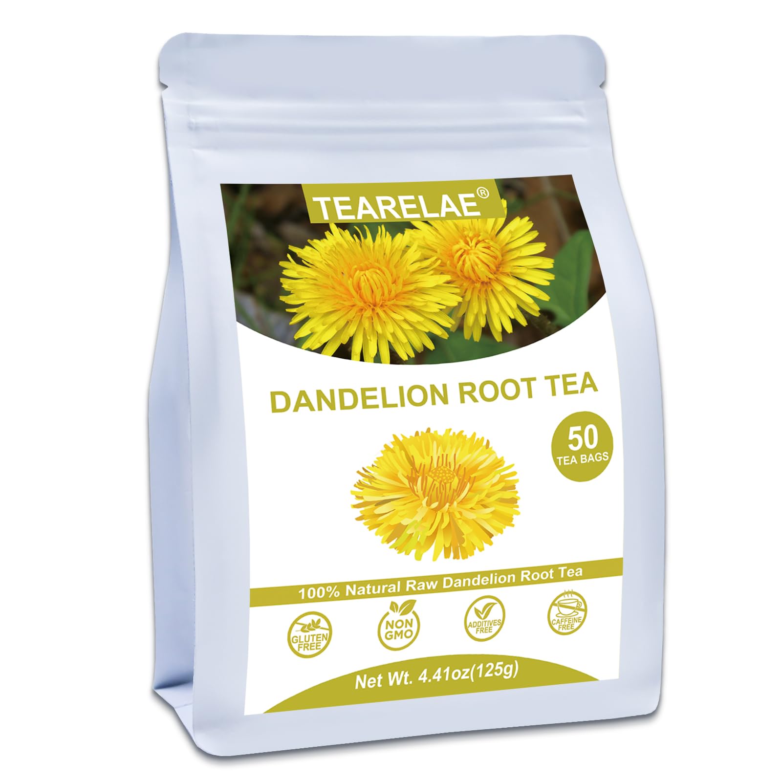 TEARELAE dandelion root herbal tea
