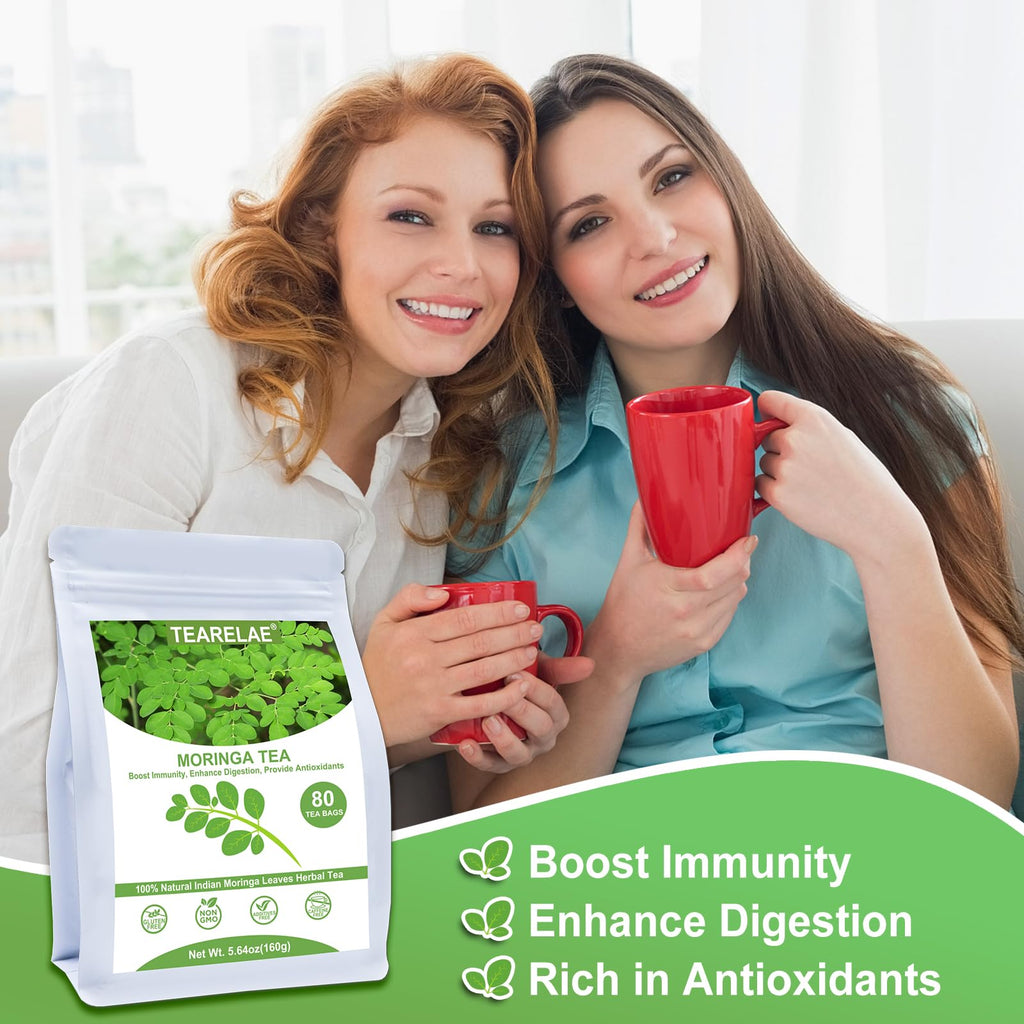 TEARELAE herbal tea with moringa powder