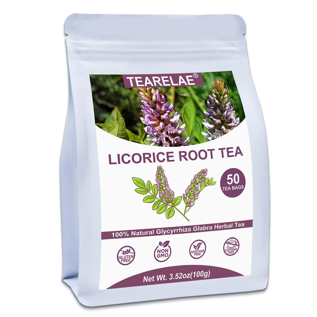 TEARELAE licorice root herbal tea bags