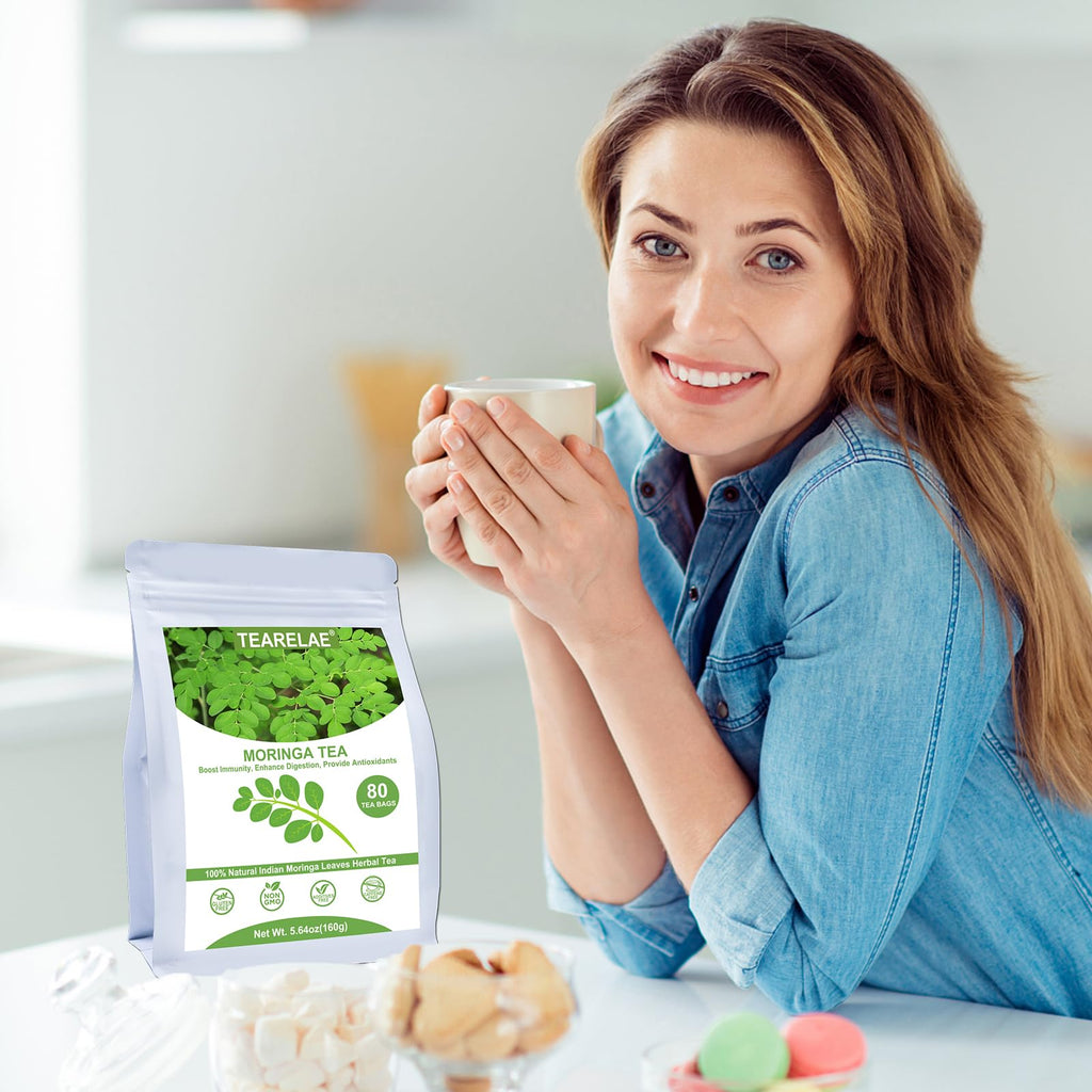 TEARELAE moringa tea supports immune health