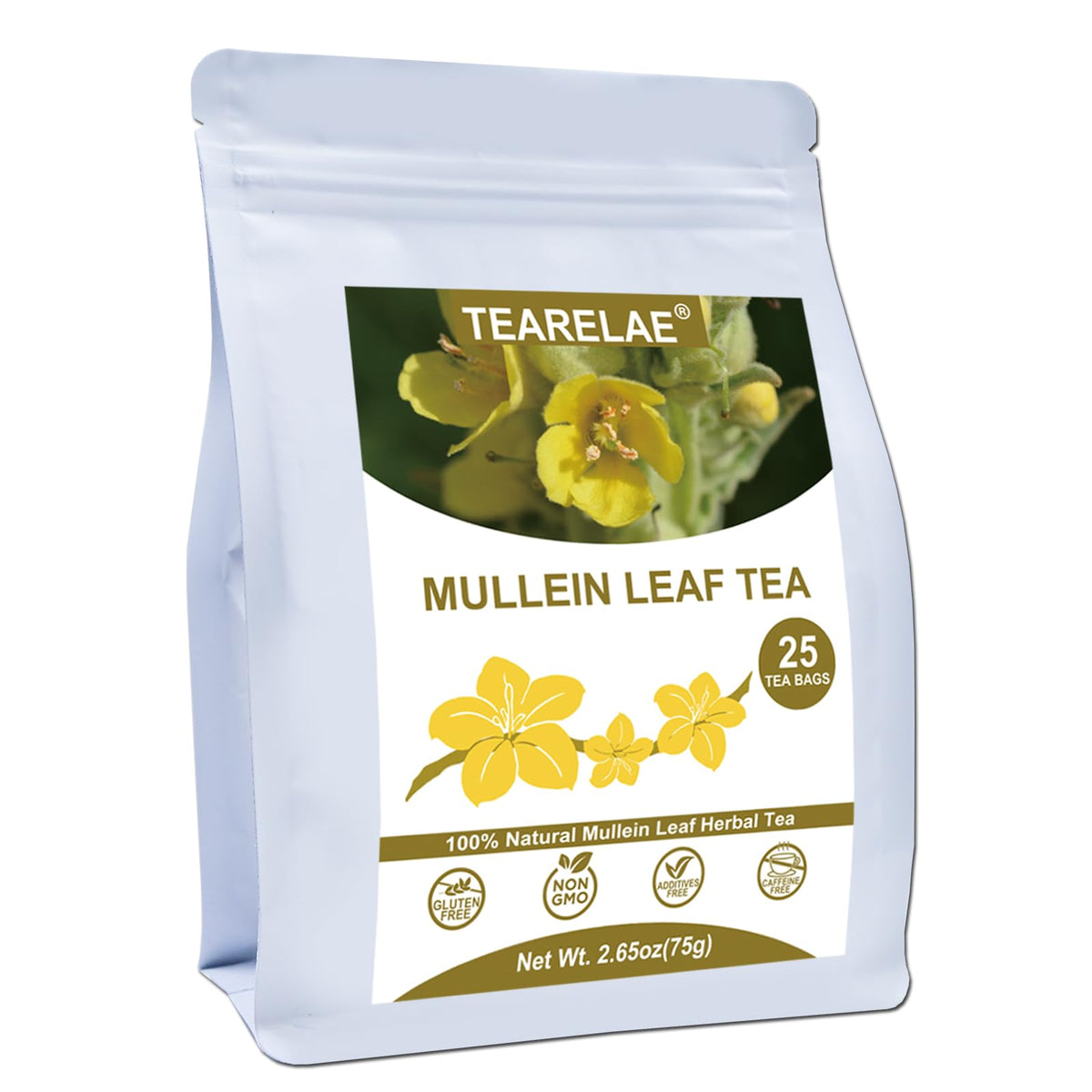 TEARELAE mullein tea bags for wellness