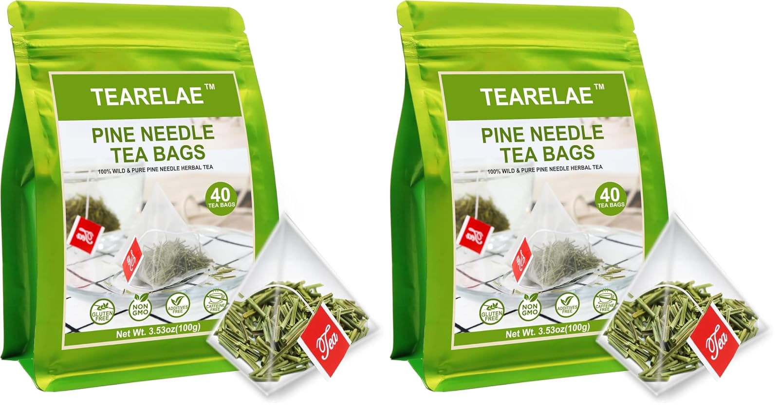 TEARELAE pine needle tea bags