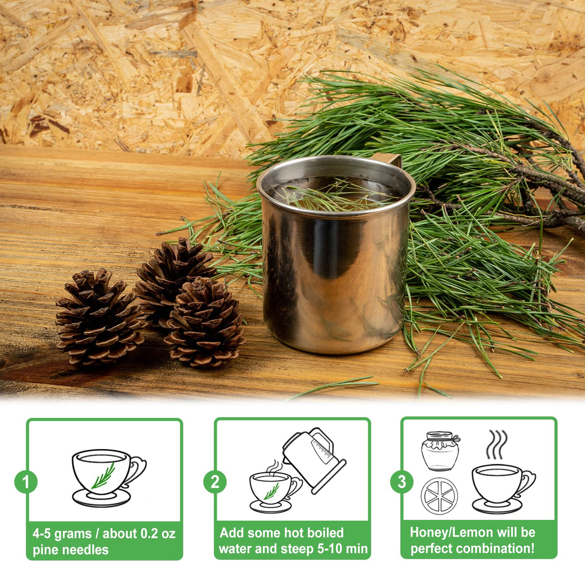 TEARELAE pine needle tea blend