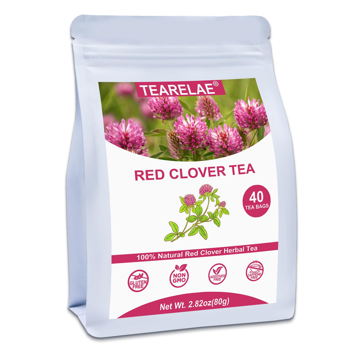 TEARELAE red clover herbal tea bags