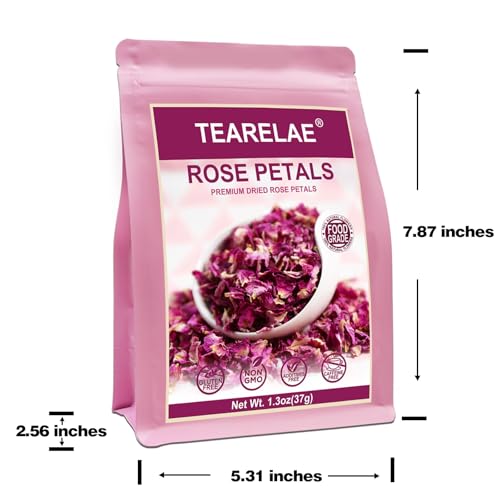 TEARELAE rose petals for relaxation