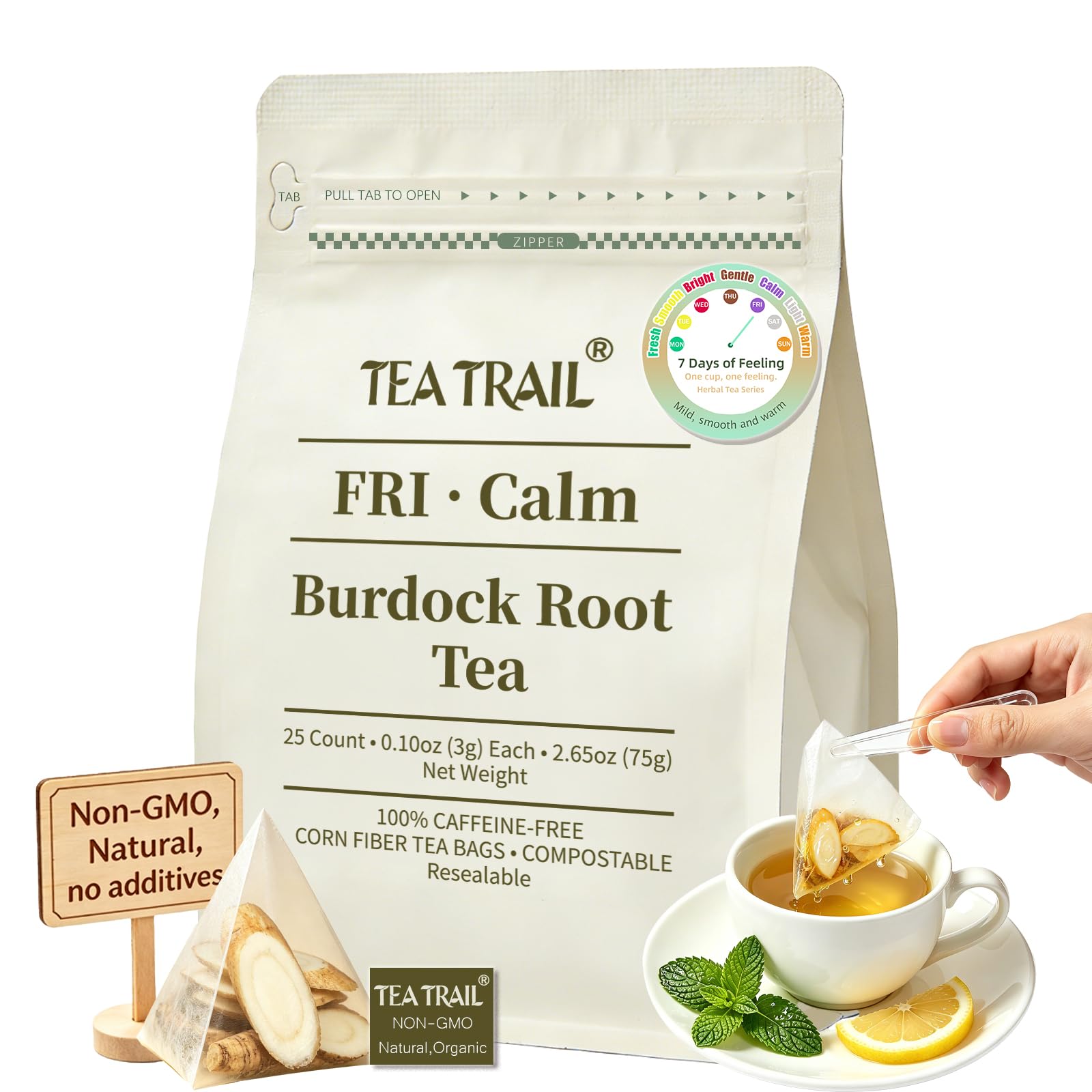 TEATRAIL Burdock Root Tea sachets