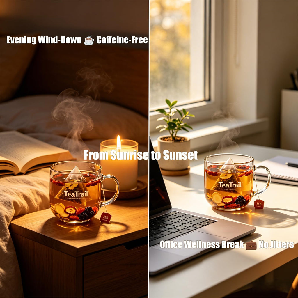 TeaTrail herbal tea for relaxation