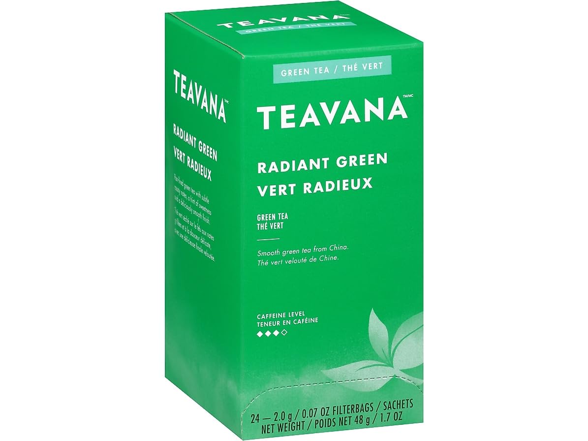 Teavana green tea bags for wellness