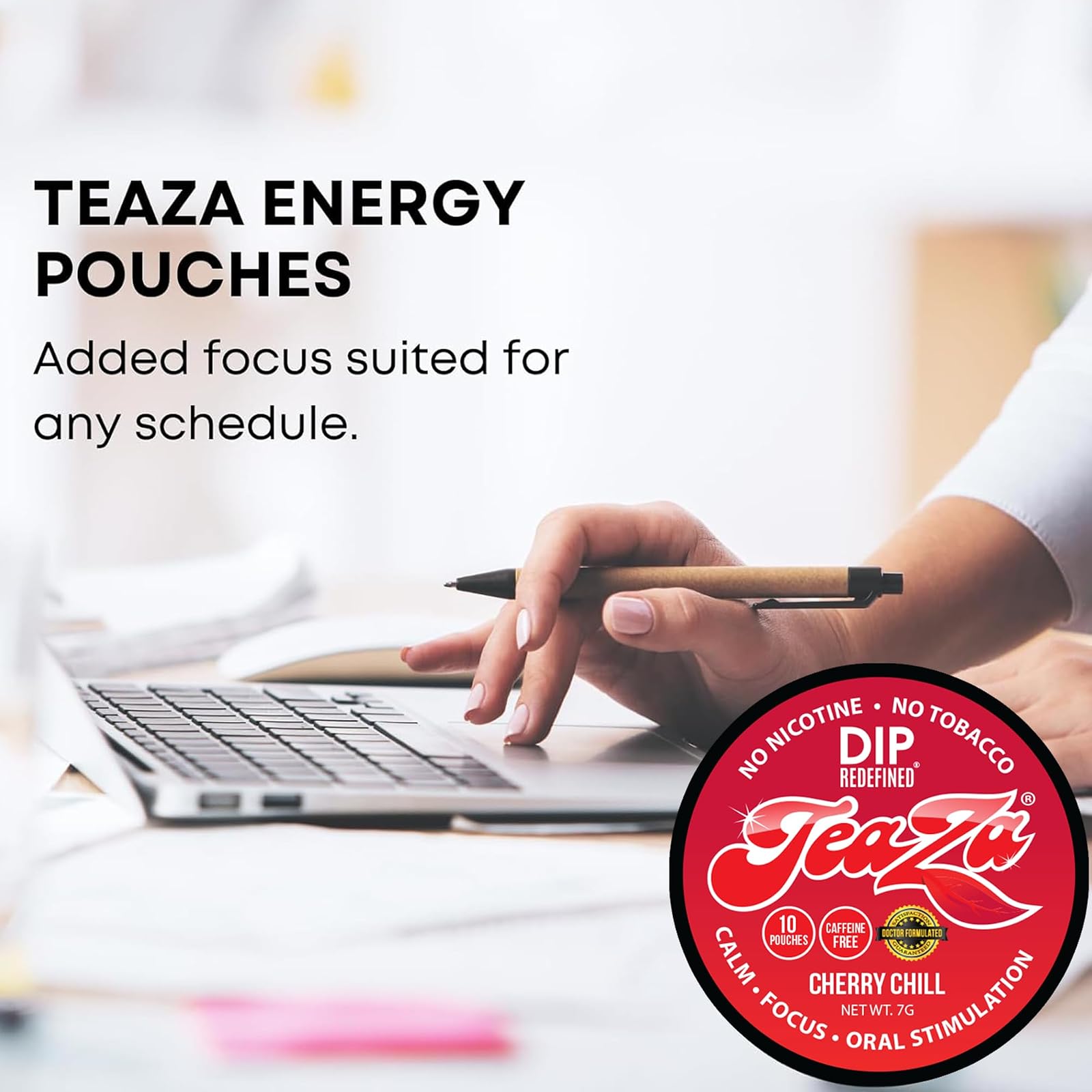 TeaZa Cherry Chill for all-day energy