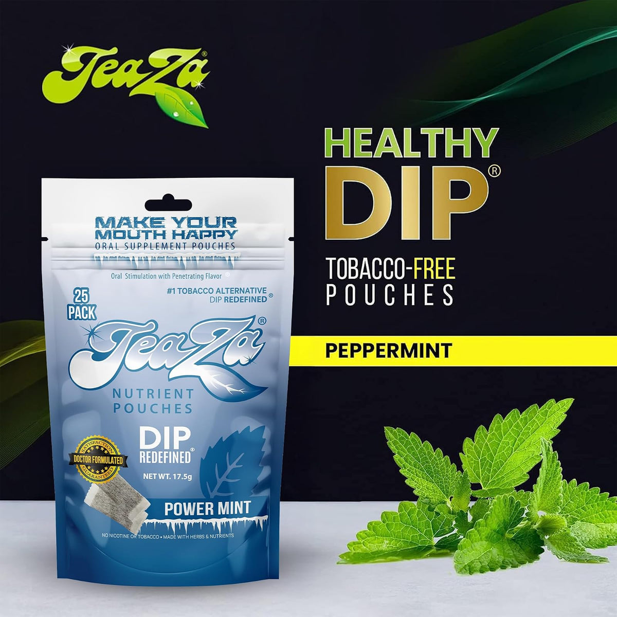 TeaZa endurance pouches for active lifestyles