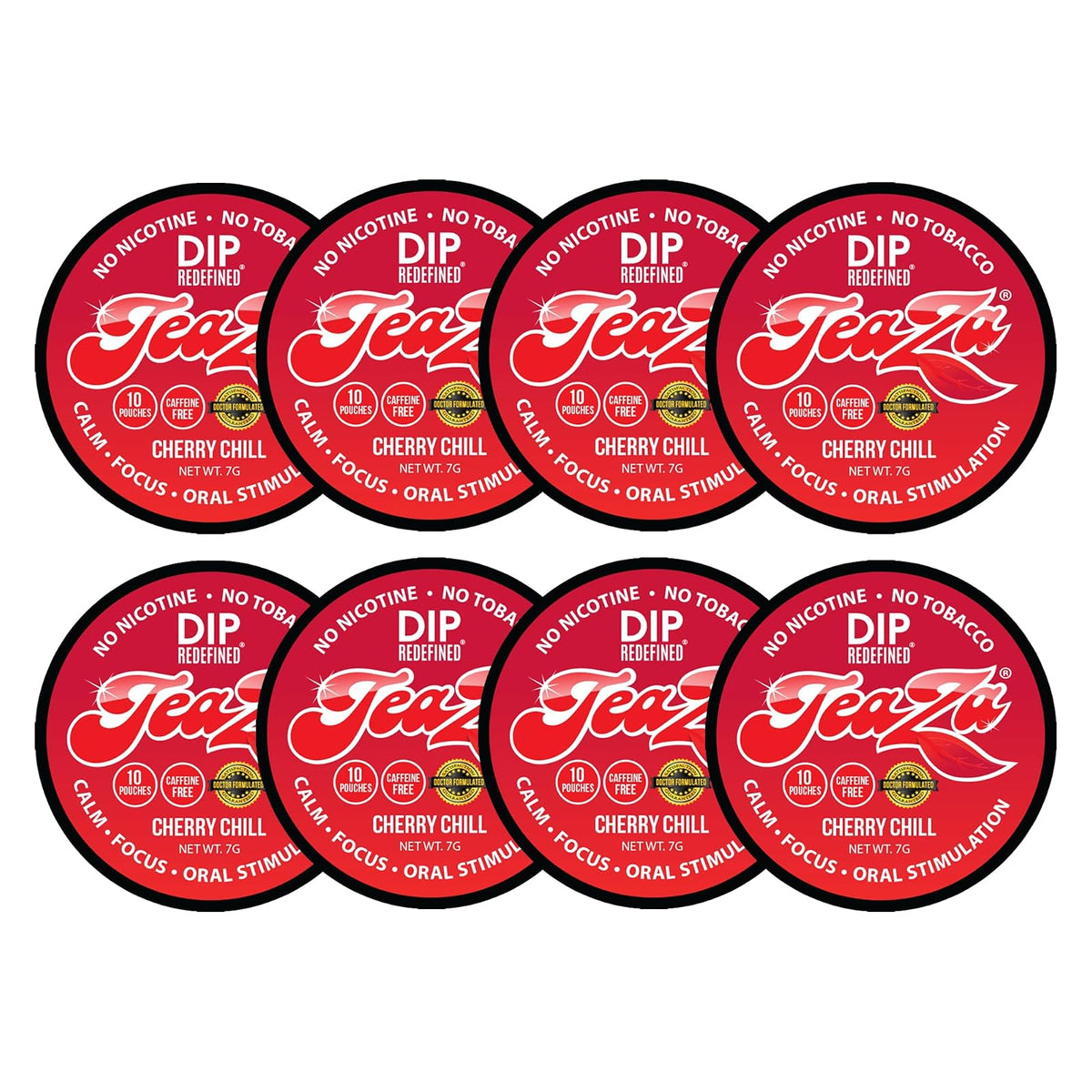 TeaZa Energy Pouches Cherry Chill for endurance