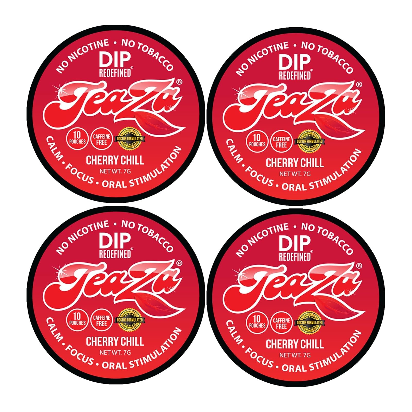 TeaZa Energy Pouches Cherry Chill