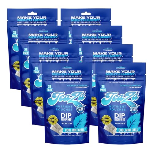 TeaZa Energy Pouches Cool Mint flavor