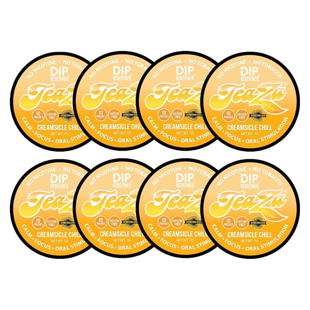 TeaZa Energy Pouches Creamsicle Chill flavour