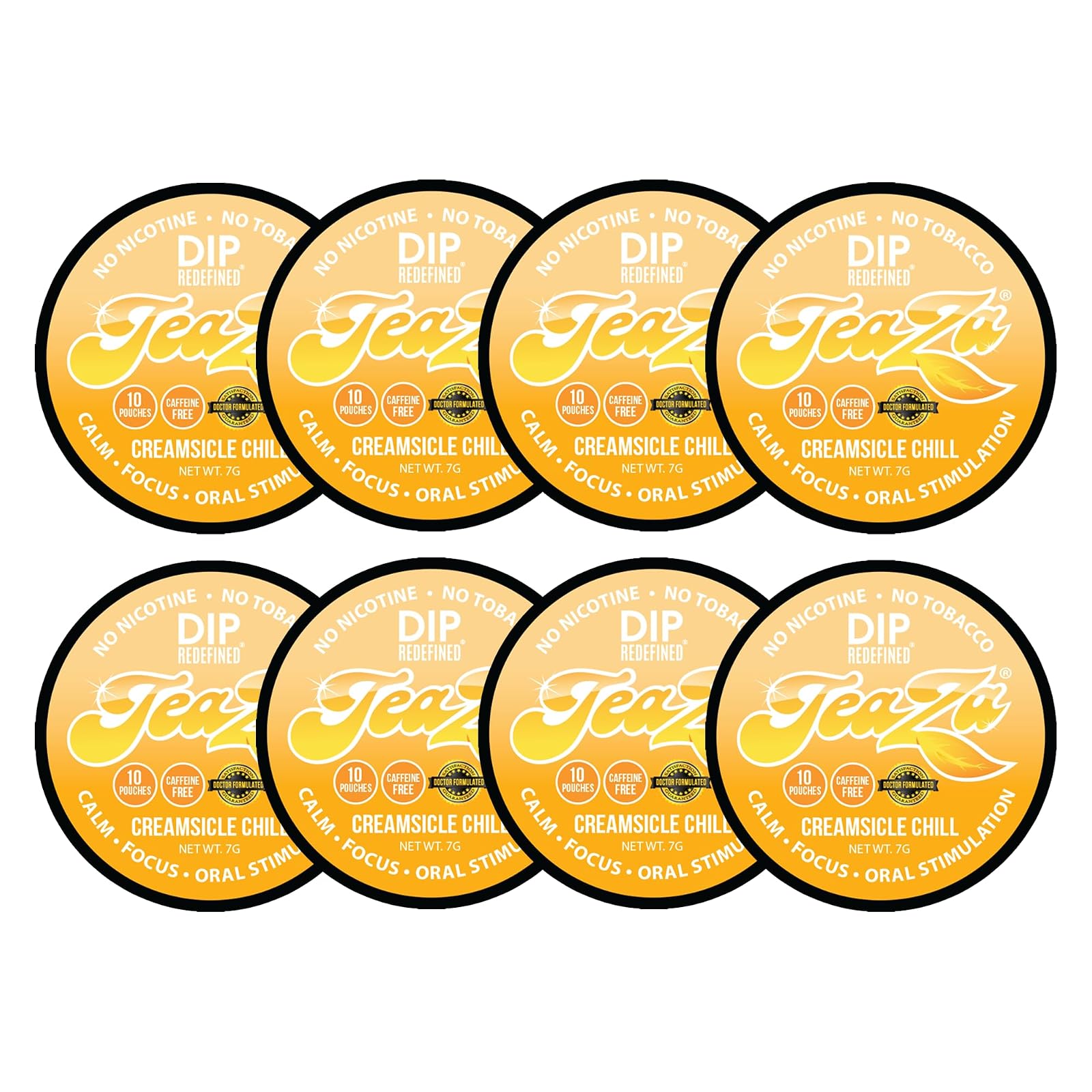TeaZa Energy Pouches Creamsicle Chill flavour