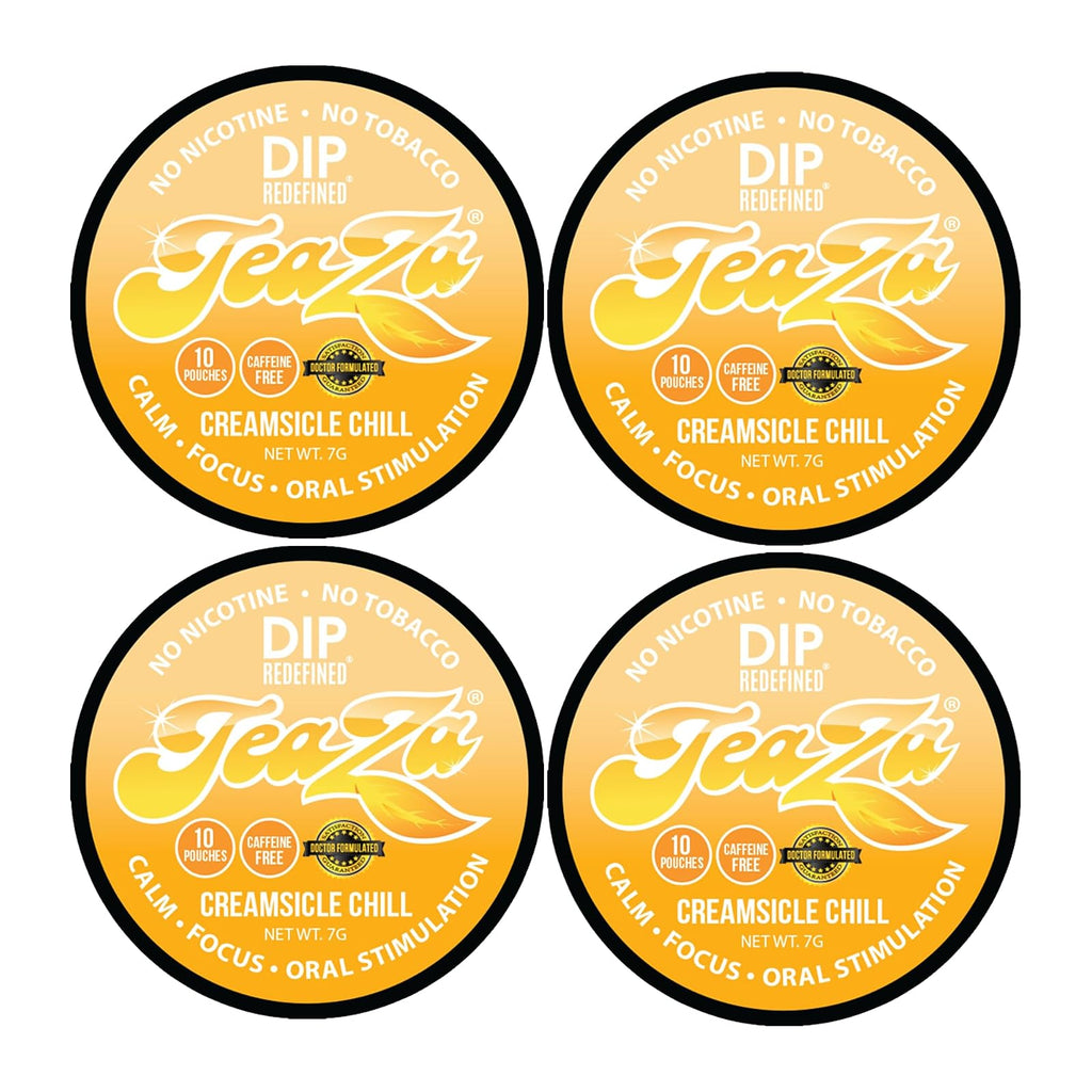 TeaZa Energy Pouches Creamsicle Chill flavour
