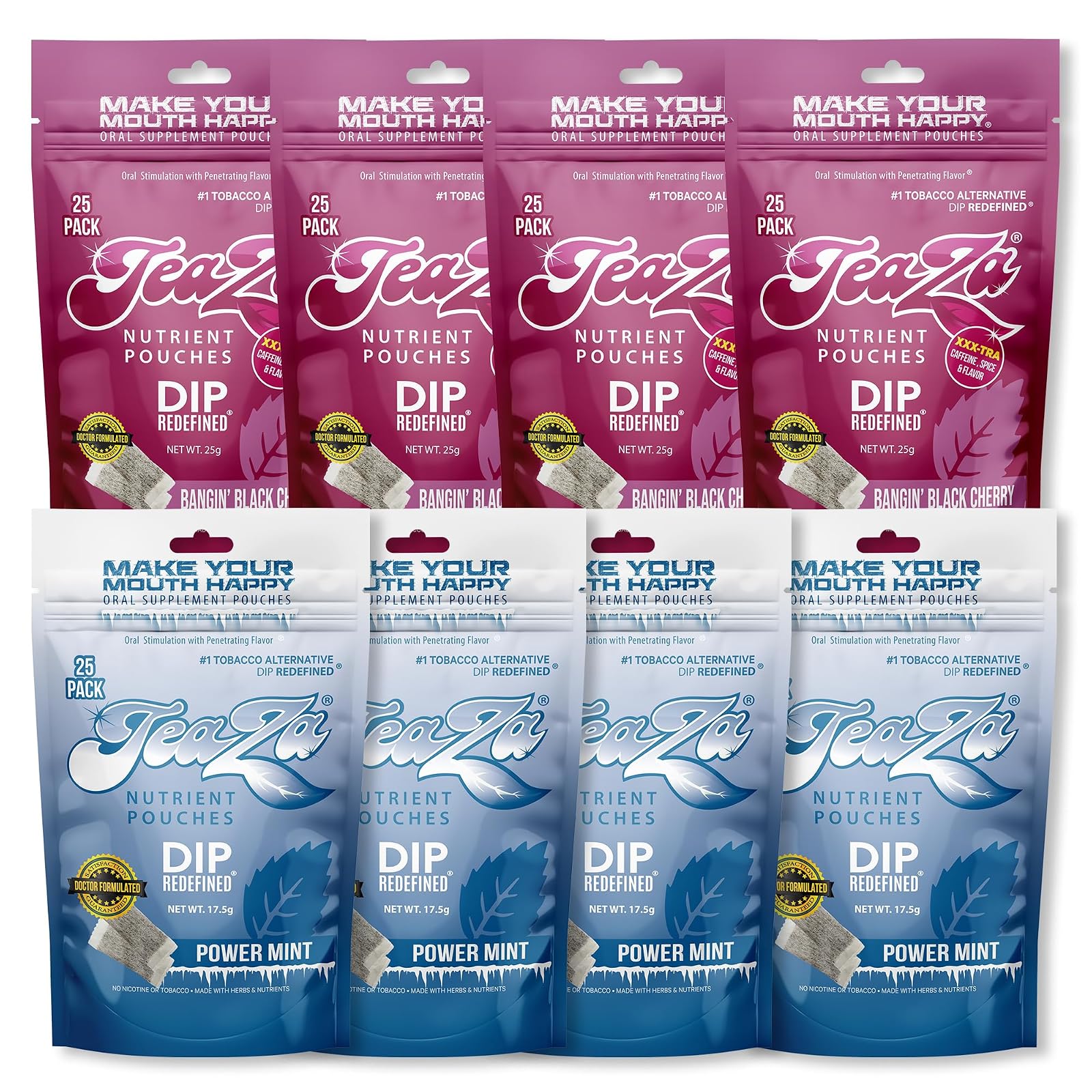 TeaZa Energy Pouches Power Mint