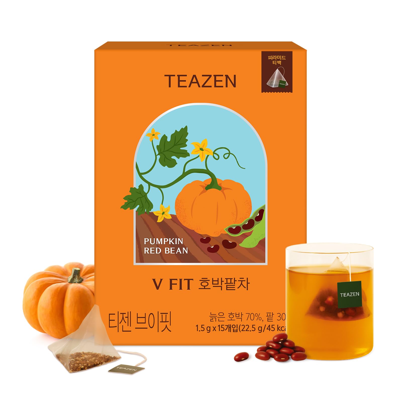 TEAZEN pumpkin red bean tea bags