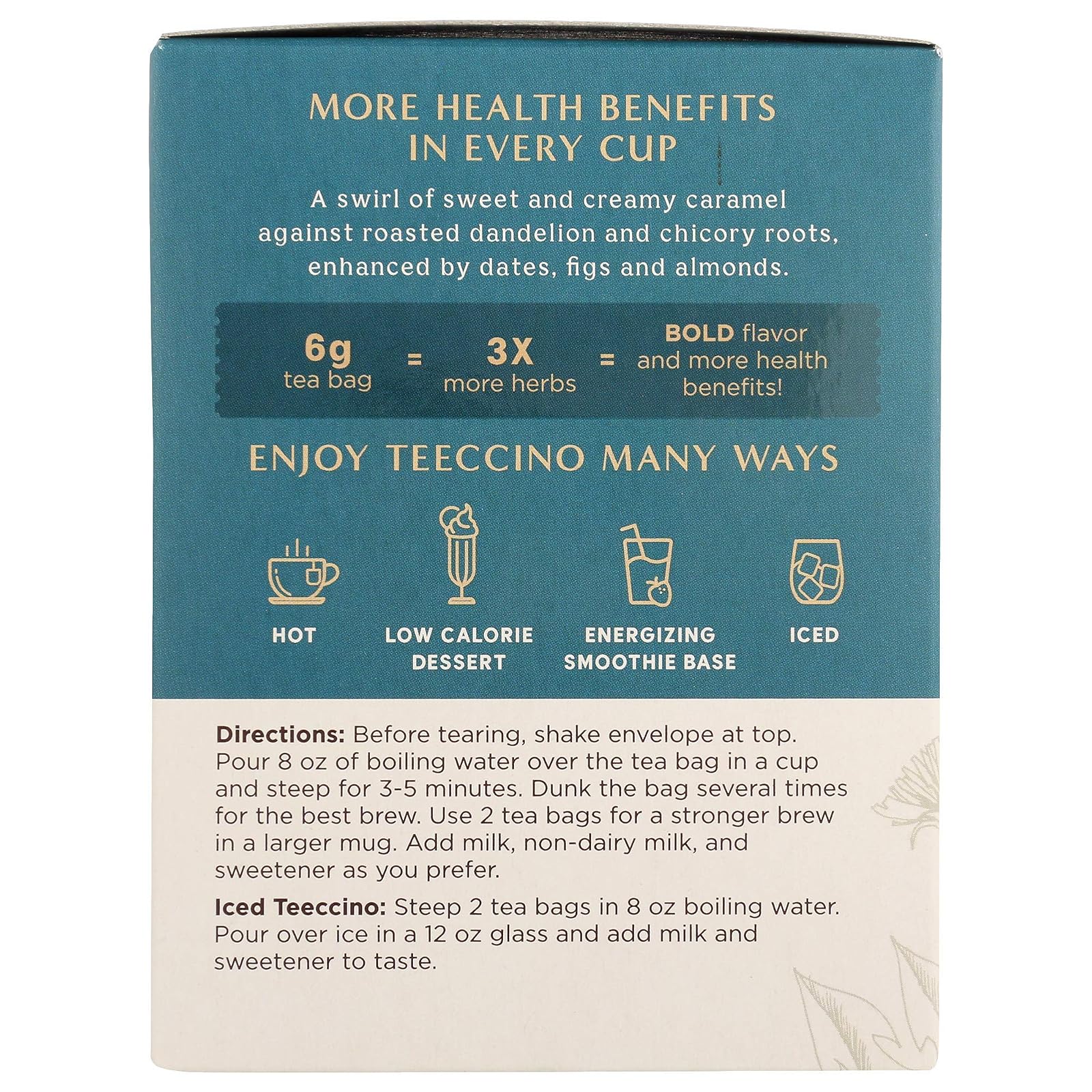 Teeccino caffeine free tea blend