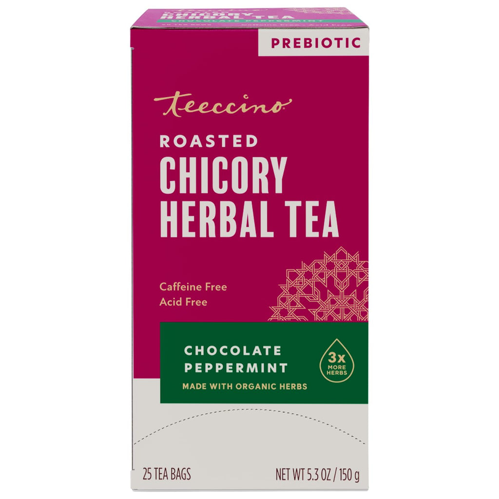 Teeccino chocolate peppermint herbal tea bags