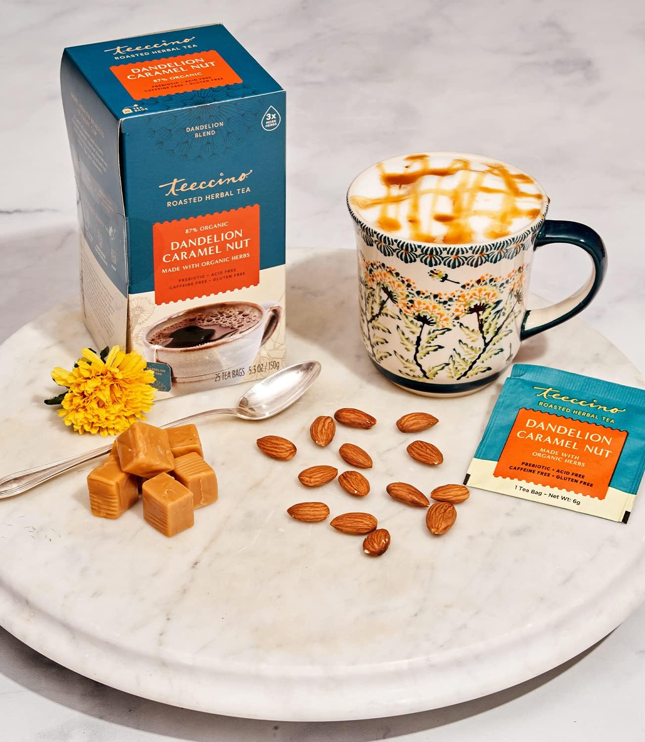 Teeccino dandelion tea for digestion