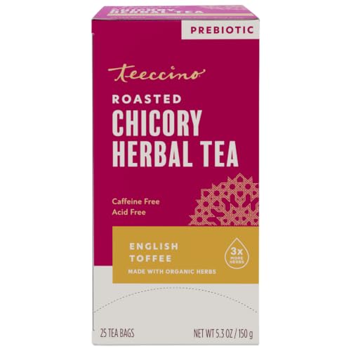 Teeccino English Toffee herbal tea bags
