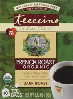Teeccino French roast herbal tea bags