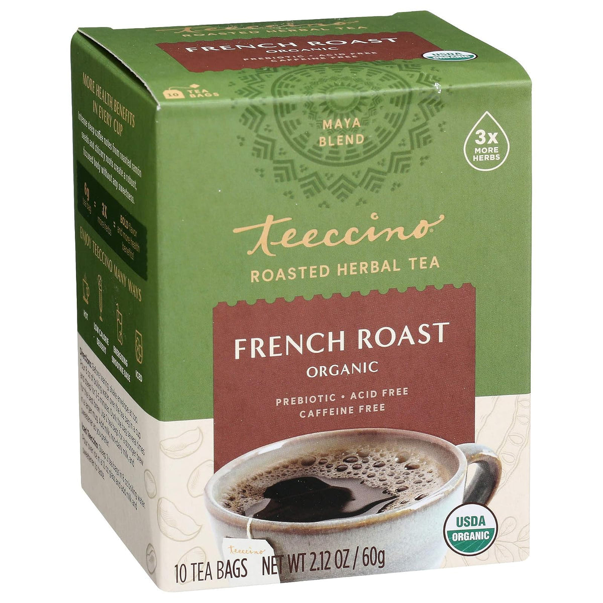 Teeccino French Roast herbal tea bags