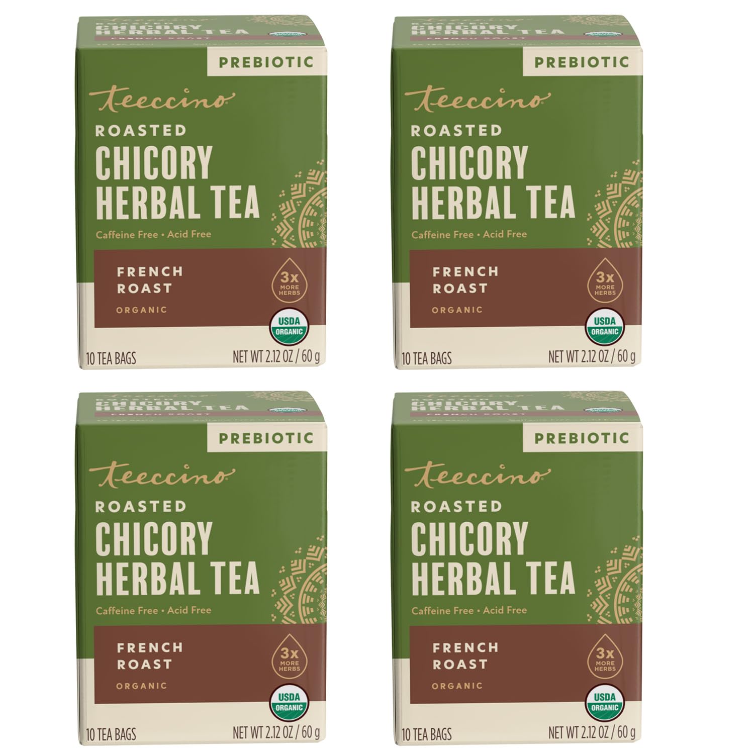 Teeccino French Roast herbal tea bags