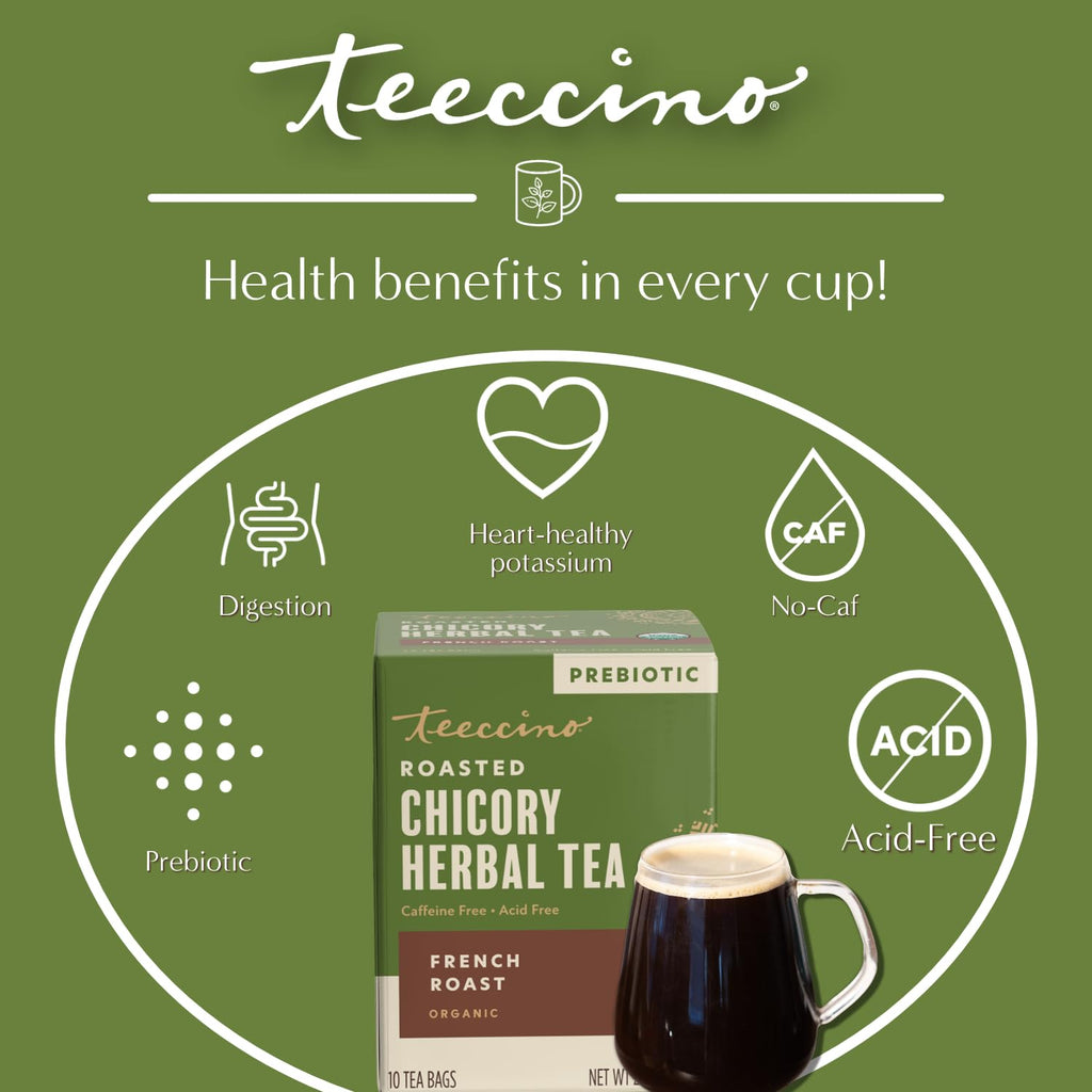 Teeccino French Roast tea for digestion