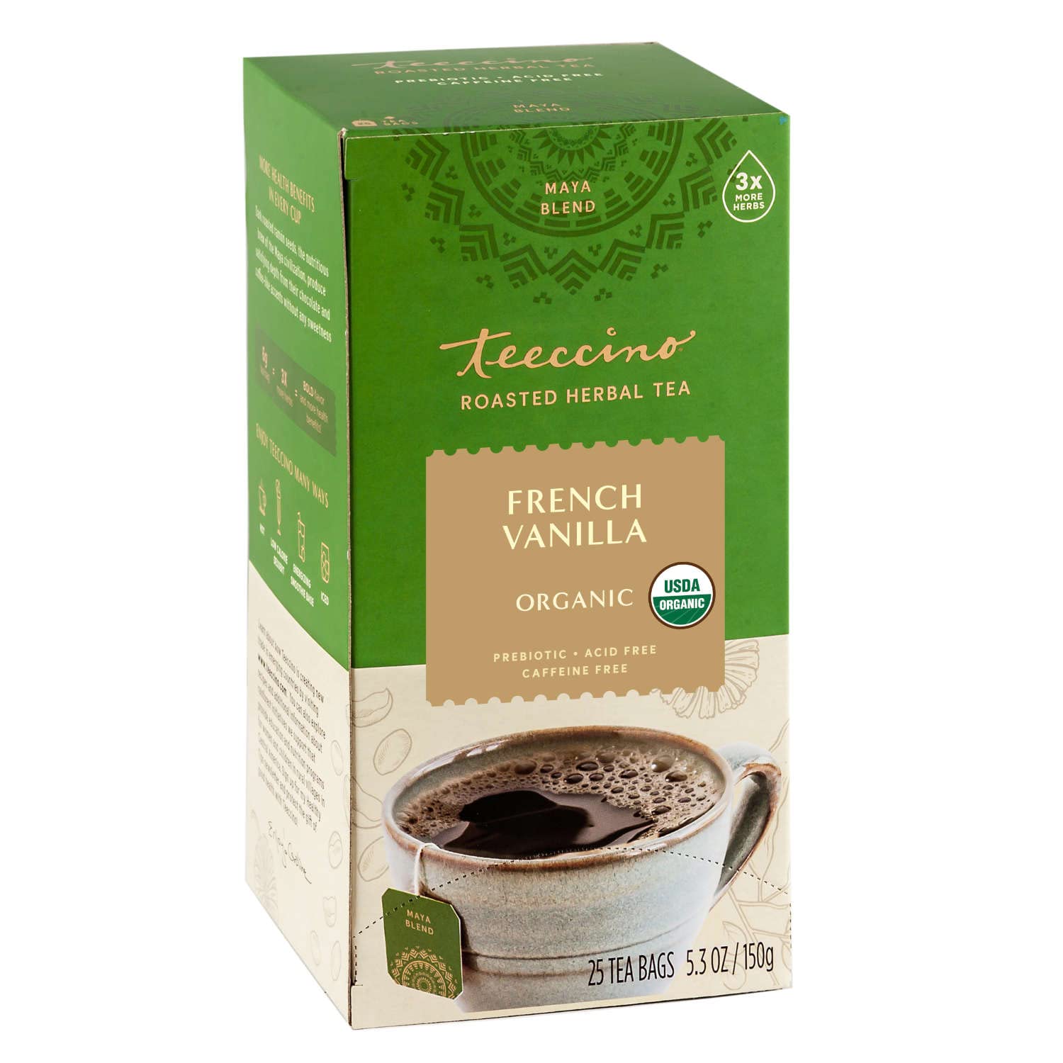 Teeccino French vanilla herbal tea