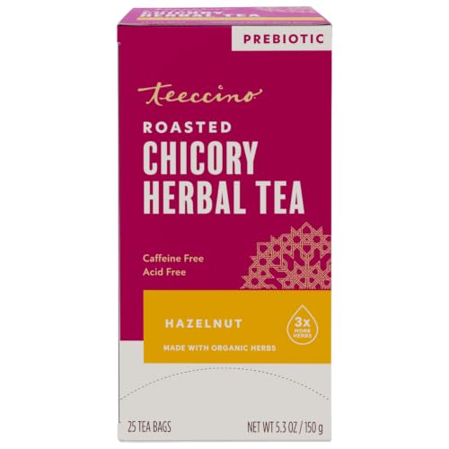 Teeccino hazelnut herbal tea bags