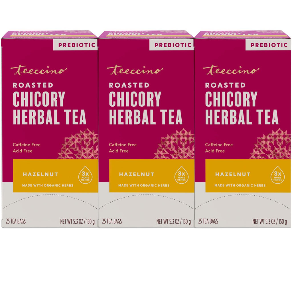 Teeccino hazelnut herbal tea bags