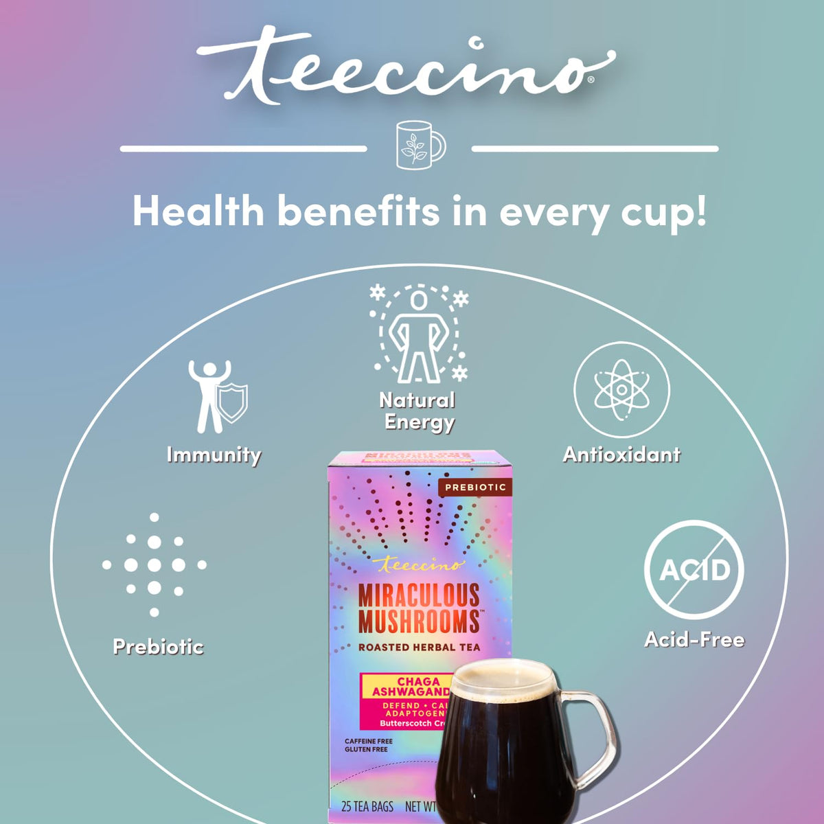 Teeccino herbal detox tea option