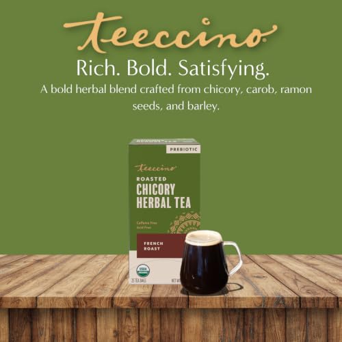 Teeccino herbal tea for digestive health