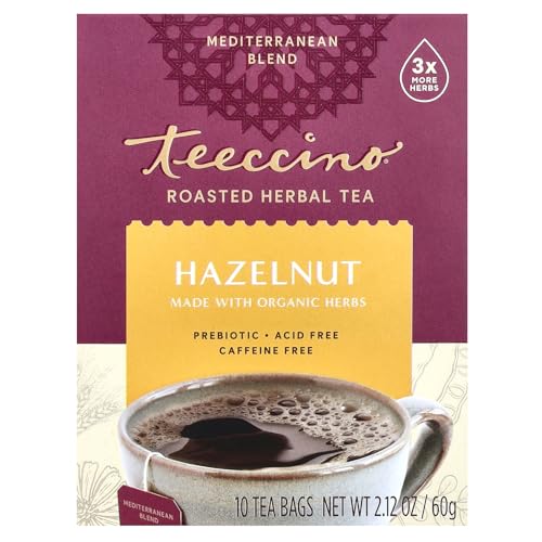 Teeccino Mediterranean Hazelnut tea bags
