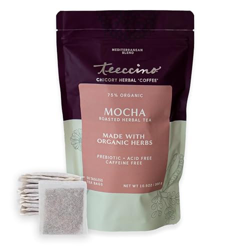 Teeccino mocha herbal tea bags