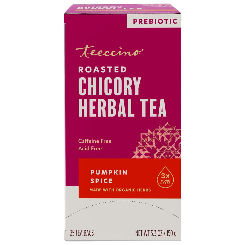 Teeccino Pumpkin Spice herbal tea bags