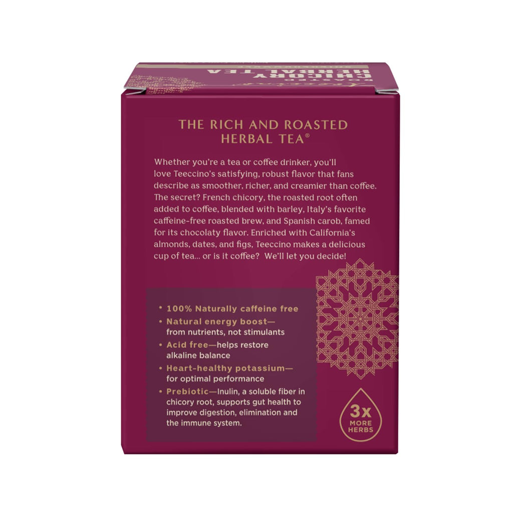 Teeccino Snickerdoodle tea for digestive health
