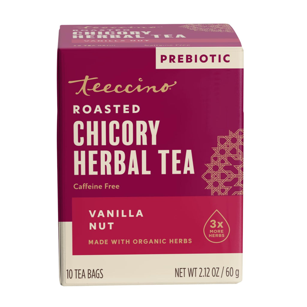 Teeccino vanilla nut herbal tea bags