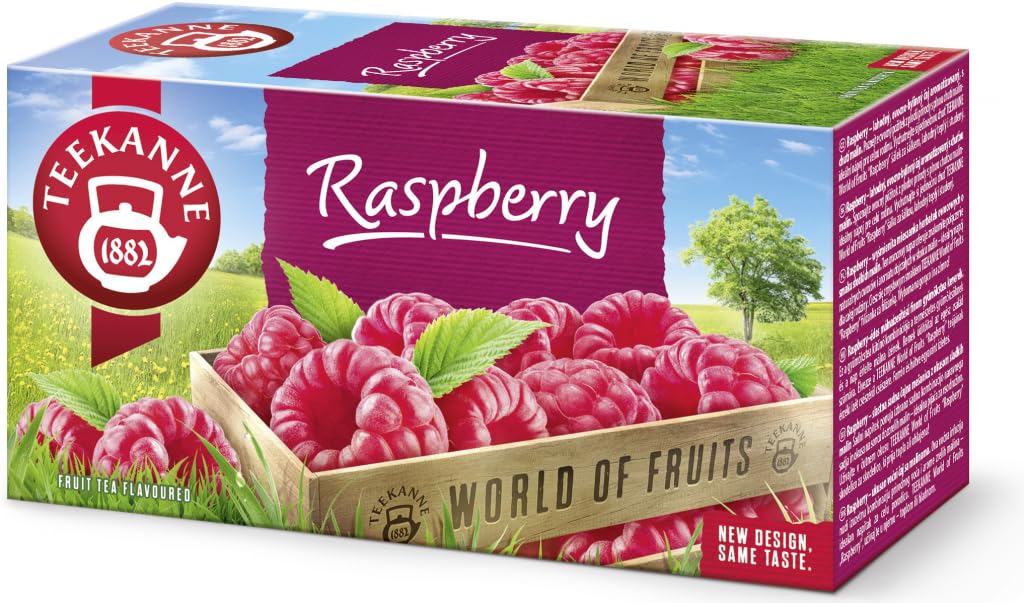 Teekanne raspberry herbal tea bags