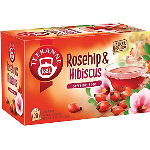 Teekanne Rosehip Hibiscus herbal tea bags